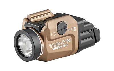 Streamlight TLR-7 X 500LM CR123A FDE - Rechargeable Rail-Mounted Light ...