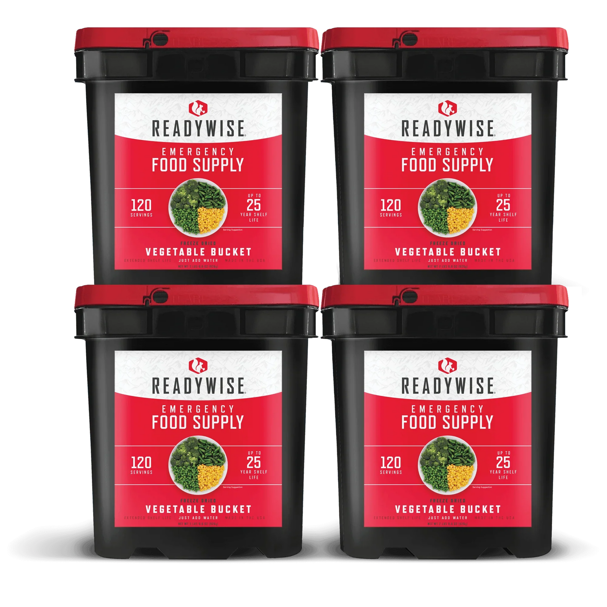 480 Serving Freeze Dried Vegetable Bundle — Hoplite Armor-Body Armor