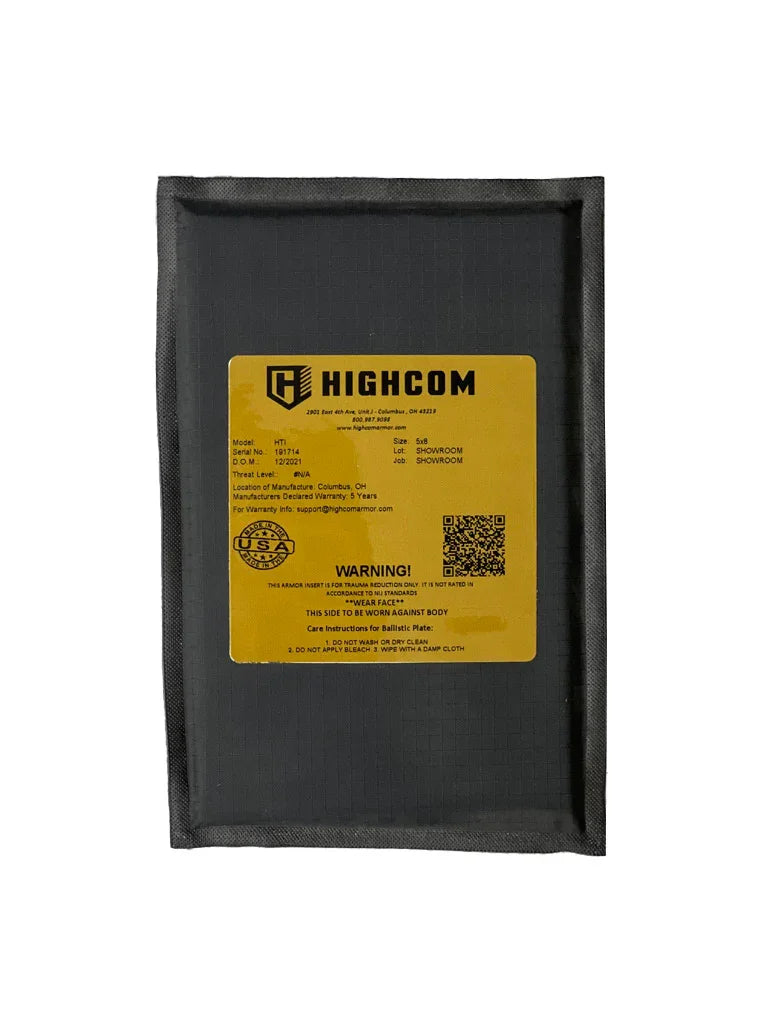 Highcom HTI Hard Trauma Insert — Hoplite Armor-Body Armor